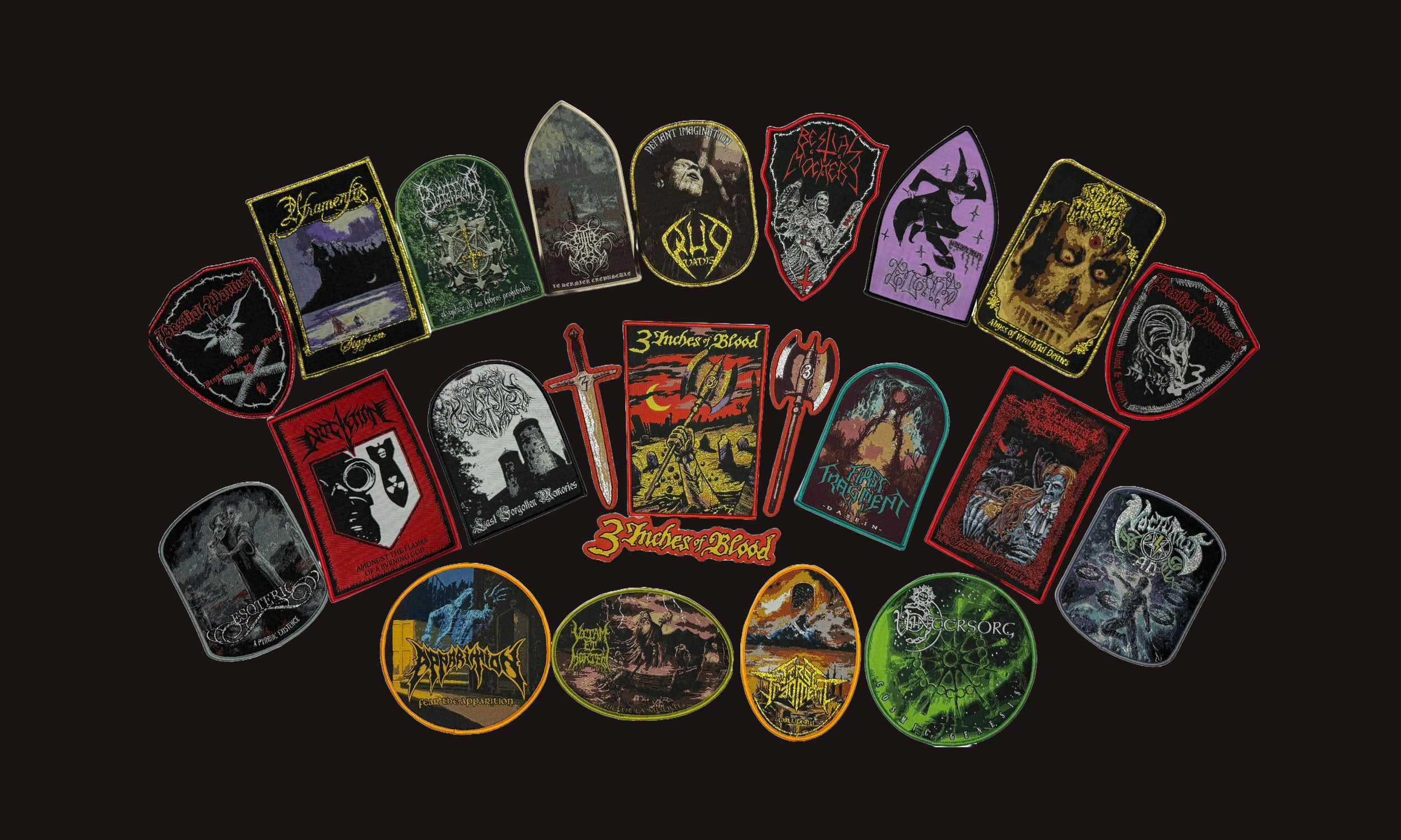 Woven Metal Patches & Enamel Pins | Temporal Dimensions Patches