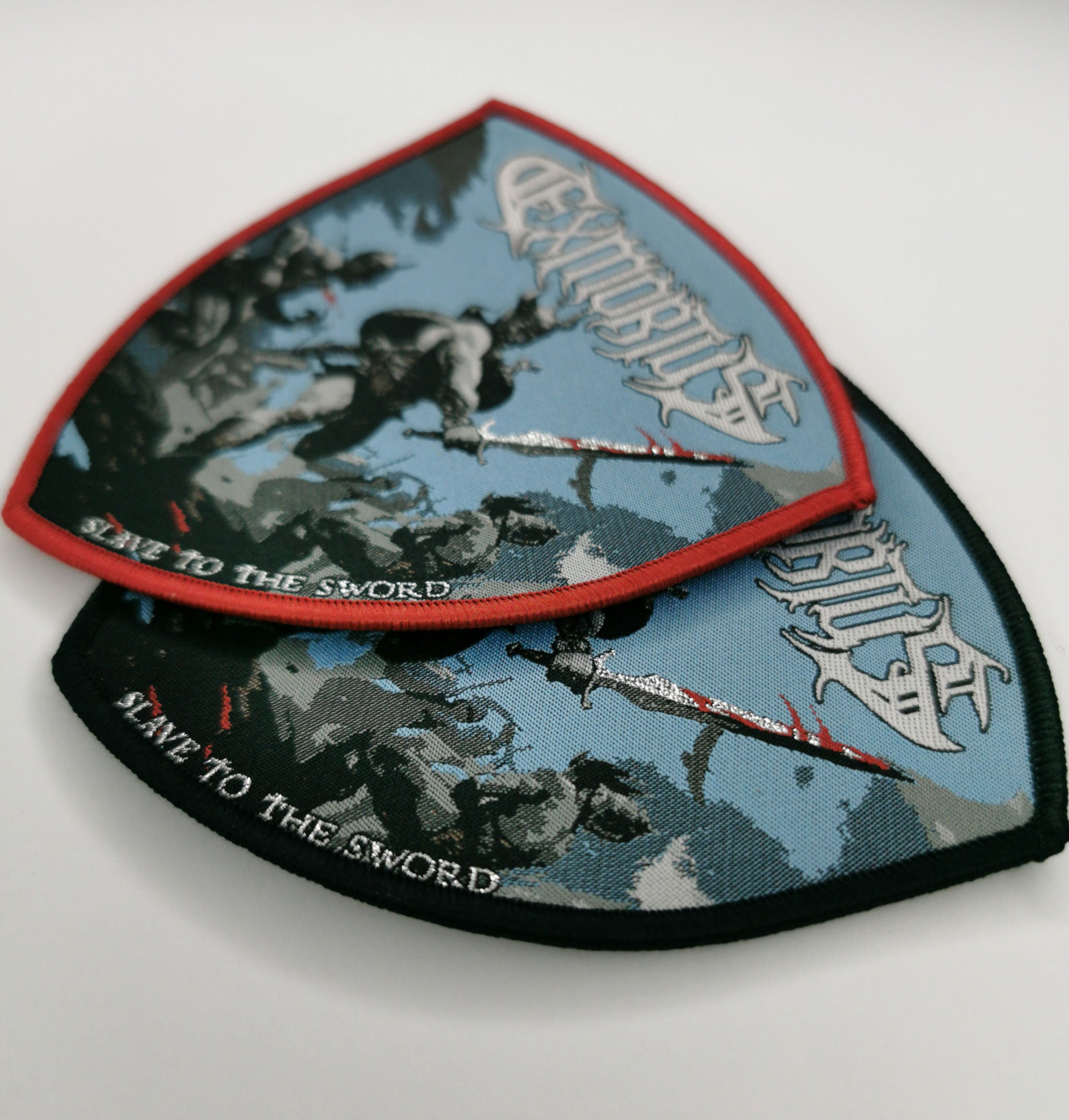 Exmortus - "Slave to the Sword" - Woven Patch – Temporal Dimensions Patches